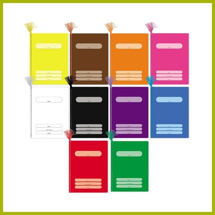 Orions Yarn Color Coding Notebook Set of 10 80 Leaves | Shopee Philippines