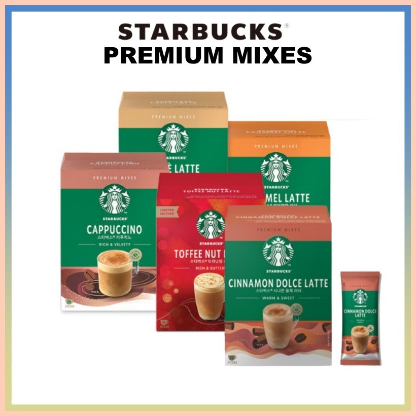 [STARBUCKS] Premium Instant Mixes, 14g x 20sticks / Premium Powder ...