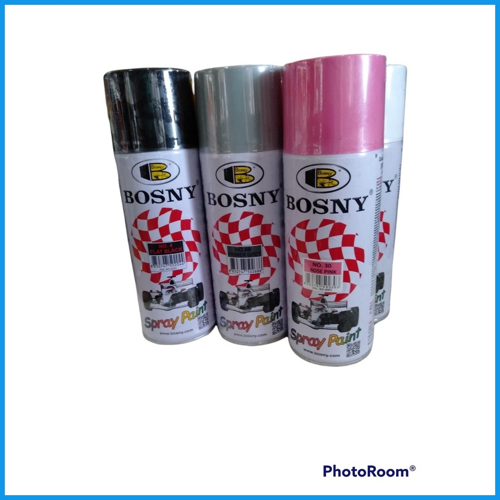 § ♣ Bosny Spray Paint 100% Acrylic Automotive Finishes Assorted Color ...