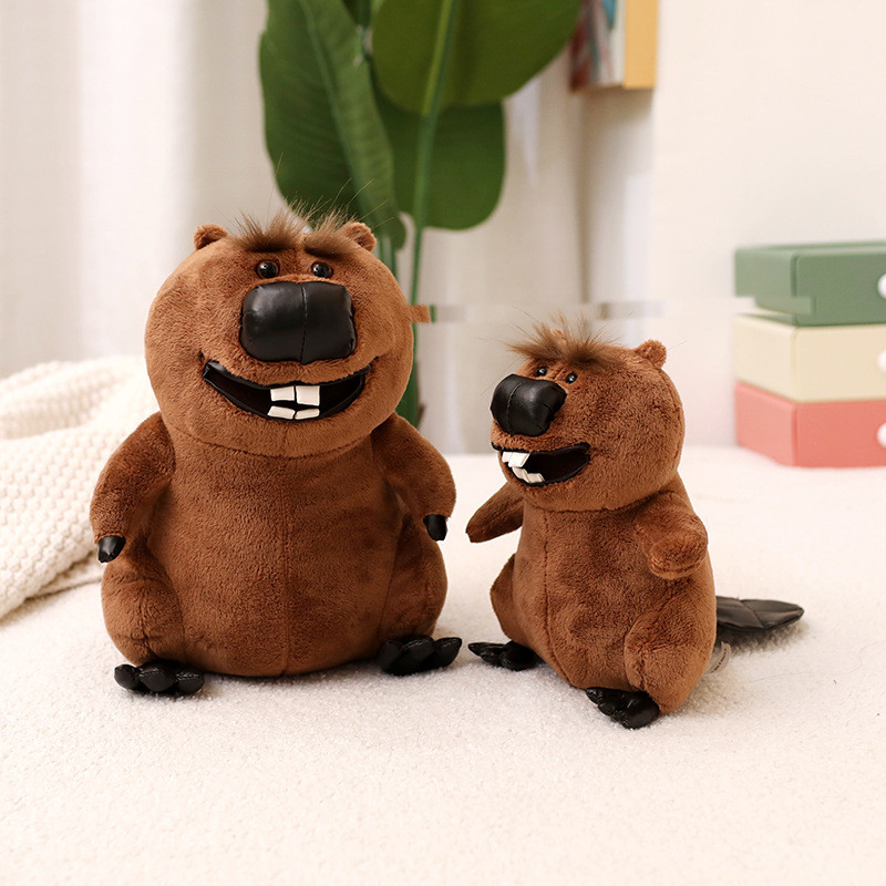 Lovable Plush Beaver Toy Premium Soft Stuffed Animal Perfect For Cuddle ...
