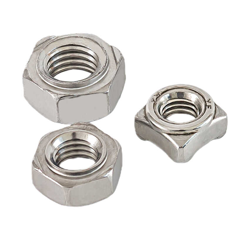 304 Stainless Steel Hexagonal Welding Nut Square Spot Welding Nut Step ...