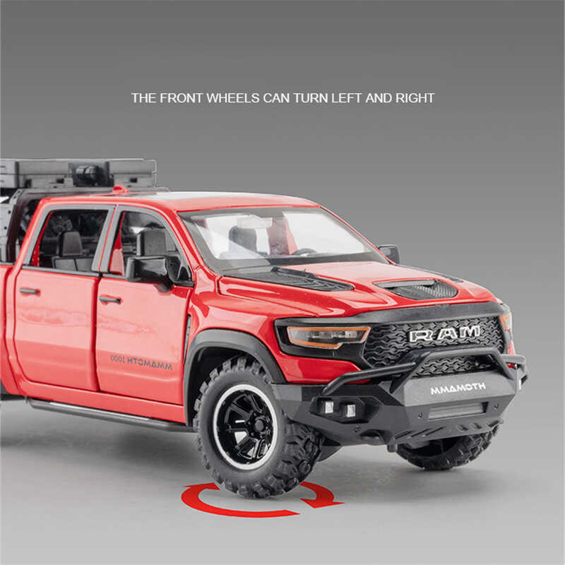 1:32 Dodge Mammoth 1000 TRX Alloy Pickup Truck Model Diecast Metal Toy ...