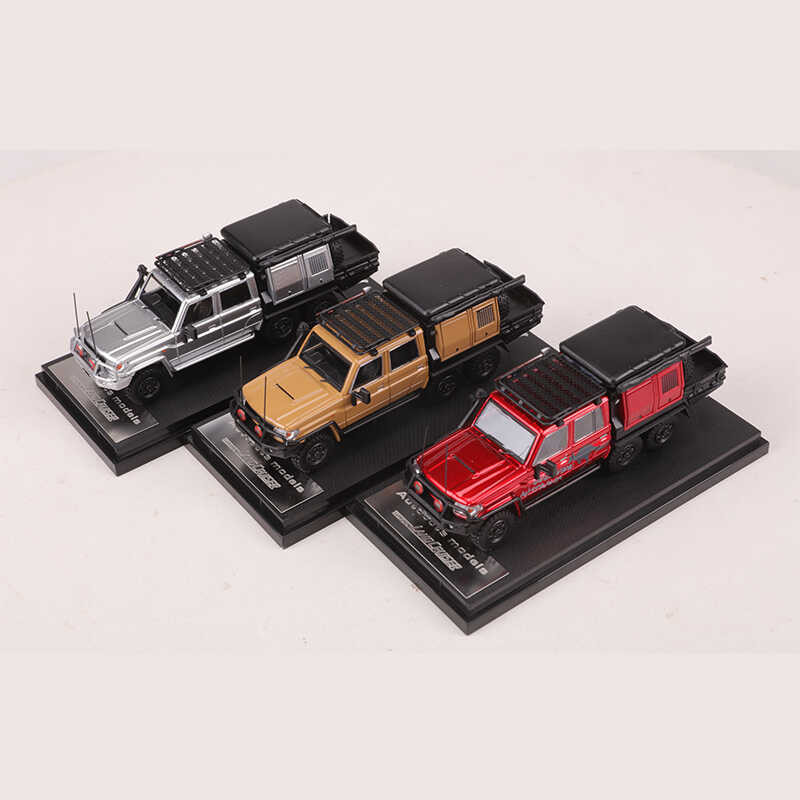 1:64 Autobots Land Cruiser Lc79 6*6 Alloy Model Car Modified Off-Road ...