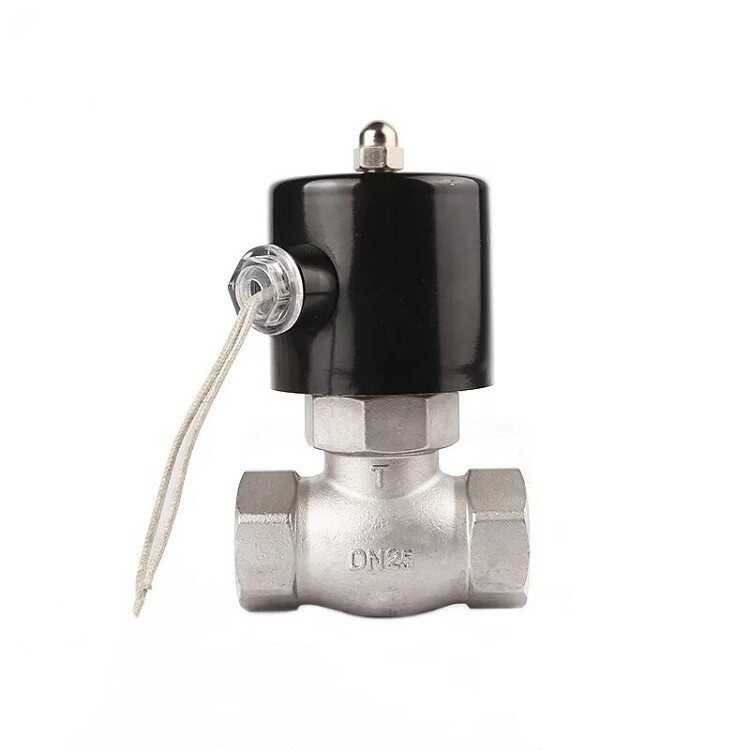 ZBSF Steam 304 Stainless Steel Internal Thread High Temperature Solenoid Valve 1 Pulgada 055 ...