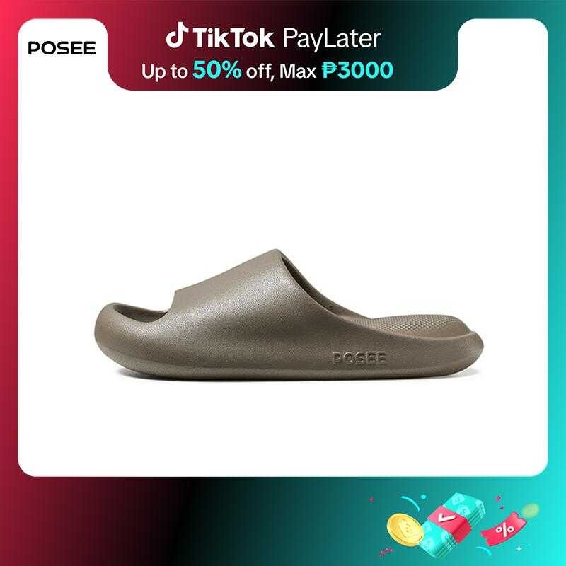 \12304; Livestream】 POSEE Cloud Bounce Women/Men's Slides Cat Claw EVA Classic Slippers Inside ...