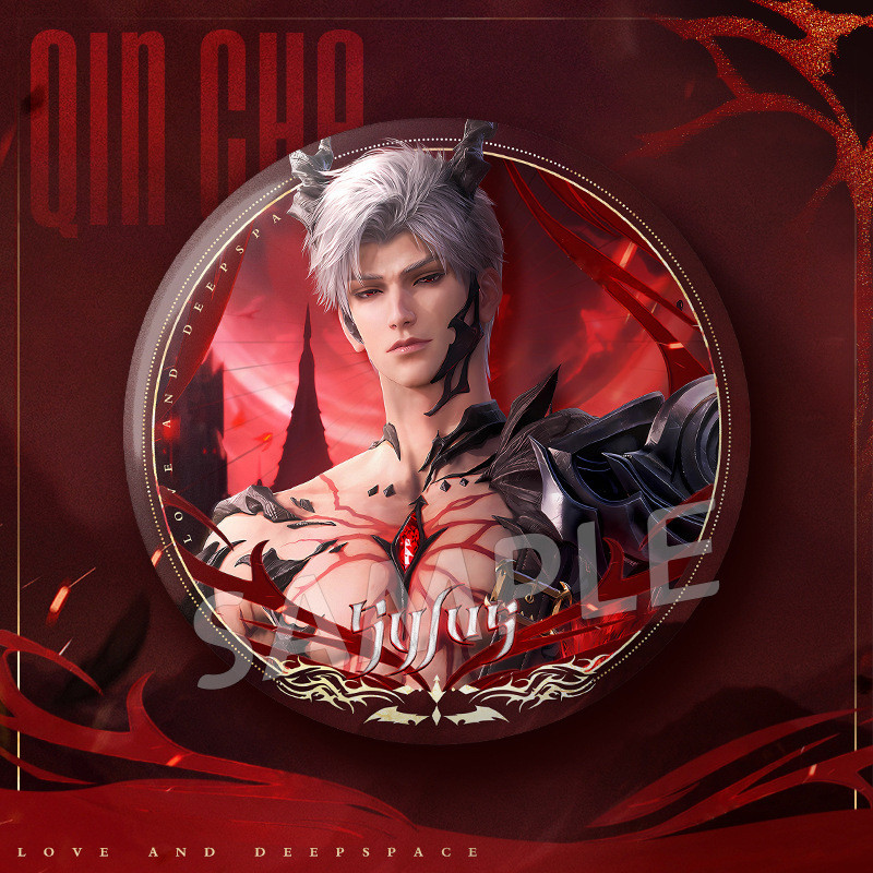 Love and Deepspace badge standee liquid sand mahjong Sylus gift X1GV ...