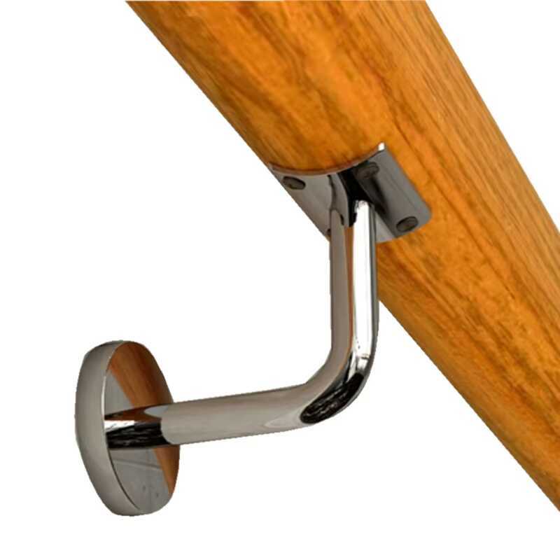 SS 304 Ornamental Wood Wooden Baluster Staircases PVC Handrail Covers ...