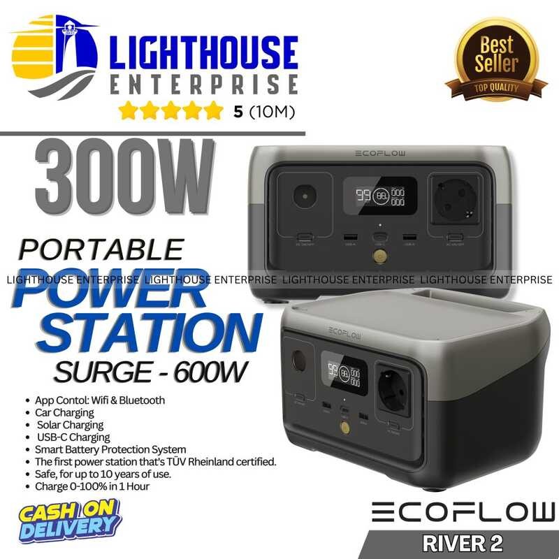 ECOFLOW Inverter Portable Power Station River 2 / Pro - 4-Way Charging ...