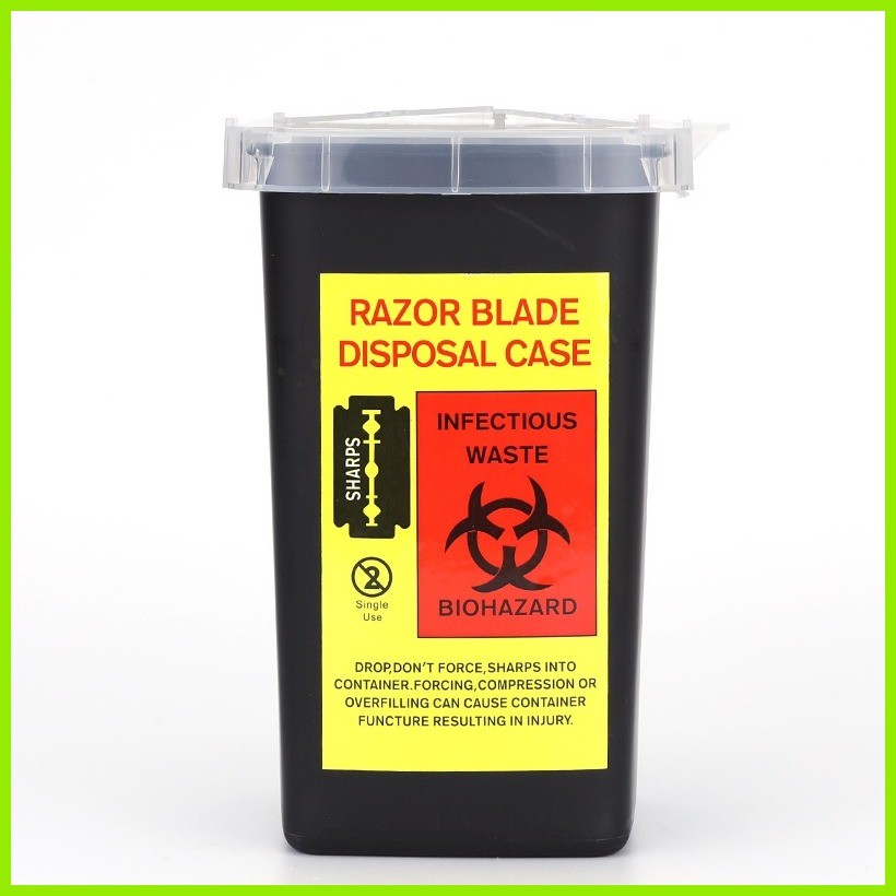 ⭐ ☍ Sharps Recycling Bucket Disposable Needle Trash Bin Tattoo ...