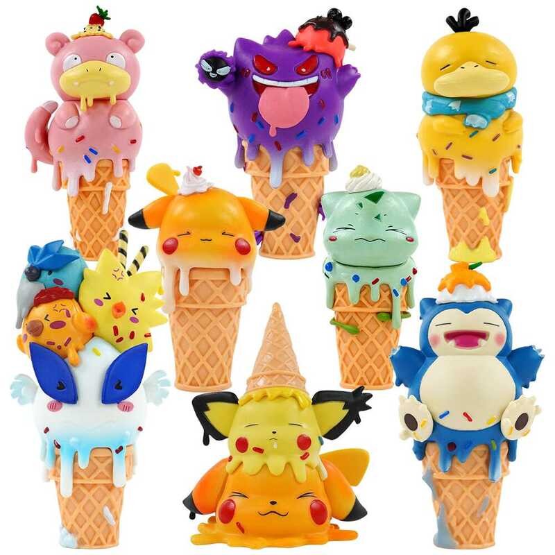 Ice cream dream series blind box handmade sweetener Pikachu bulur seed ...