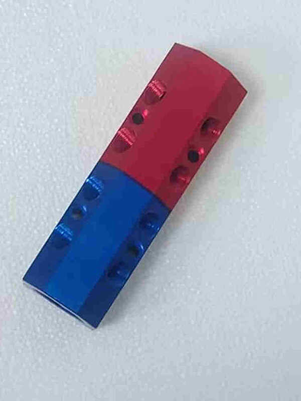 Injection molding machine cooling drainage aluminum red and blue mold ...