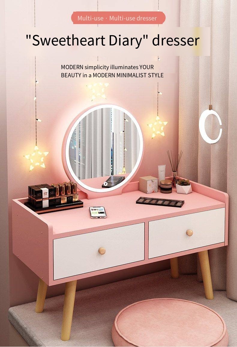 Dressing table with mirror dressing table with drawer modern and Girls ...