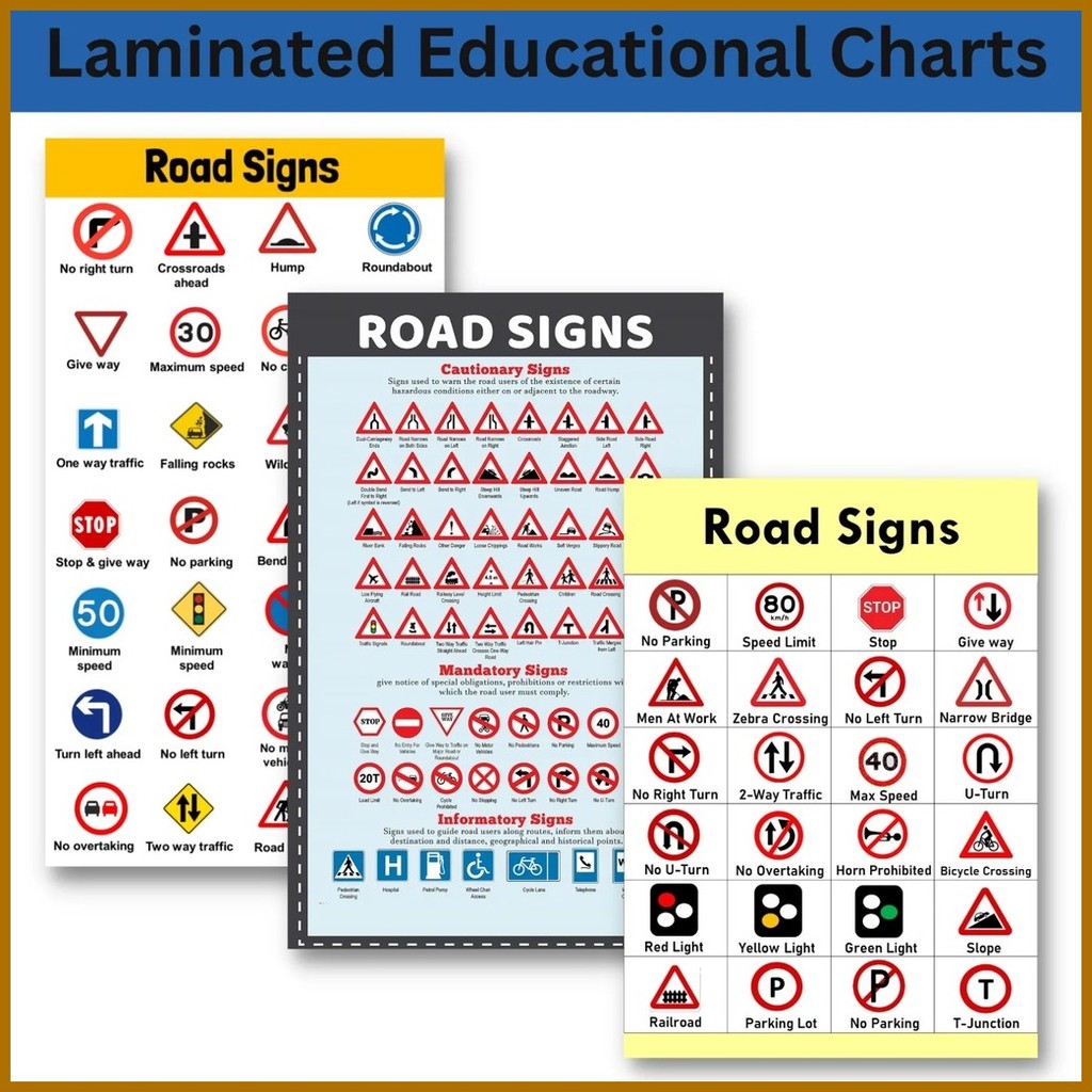 Laminated Road Symbol Signs and Traffic Symbols, Road Signs, Traffic ...