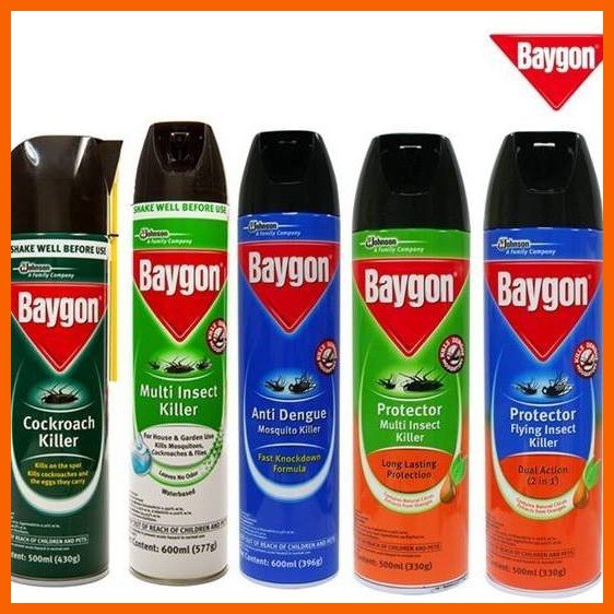 Baygon Multi Insect Killer Spray 300ml / 500ml | Shopee Philippines