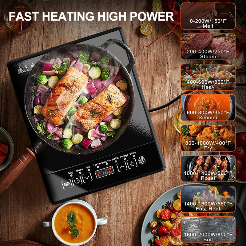 Induction Cooker Fast Heating Power Saving Smart Touch Screen Induction ...