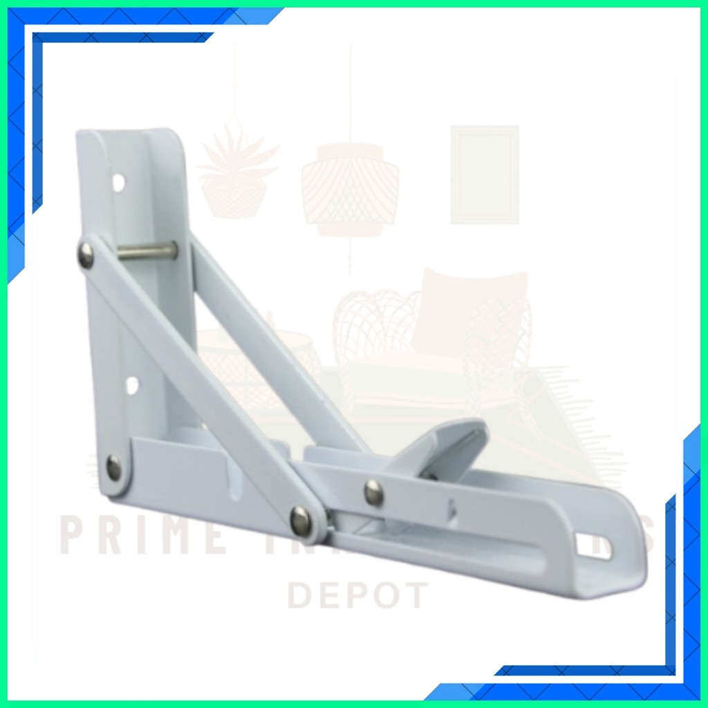 Folding Angle Bracket Adjustable Wall Mounted Folding Table Shelf ...