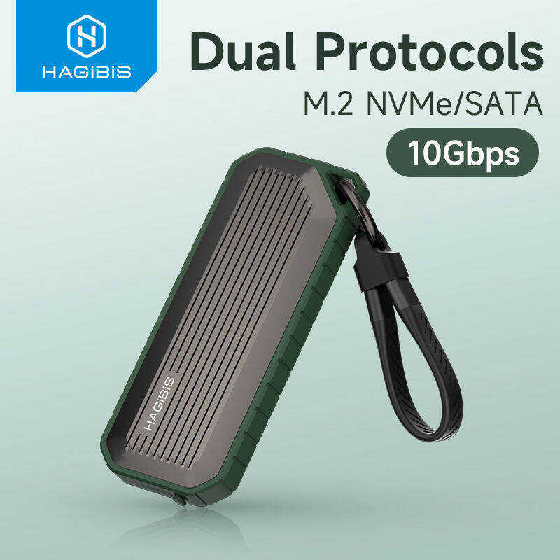 Hagibis Case M2 Nvme Dual Protocol M.2 To 3.1 Gen2 Adapter For NVME PCIE NGFF SATA SSD Disk Box ...