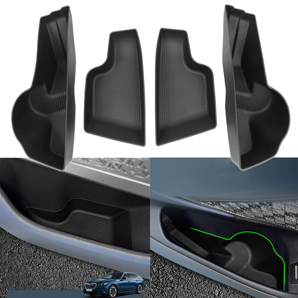 4pcs Car Compartment For X5 2019-2024 Side TPE Front Door Organizer ...