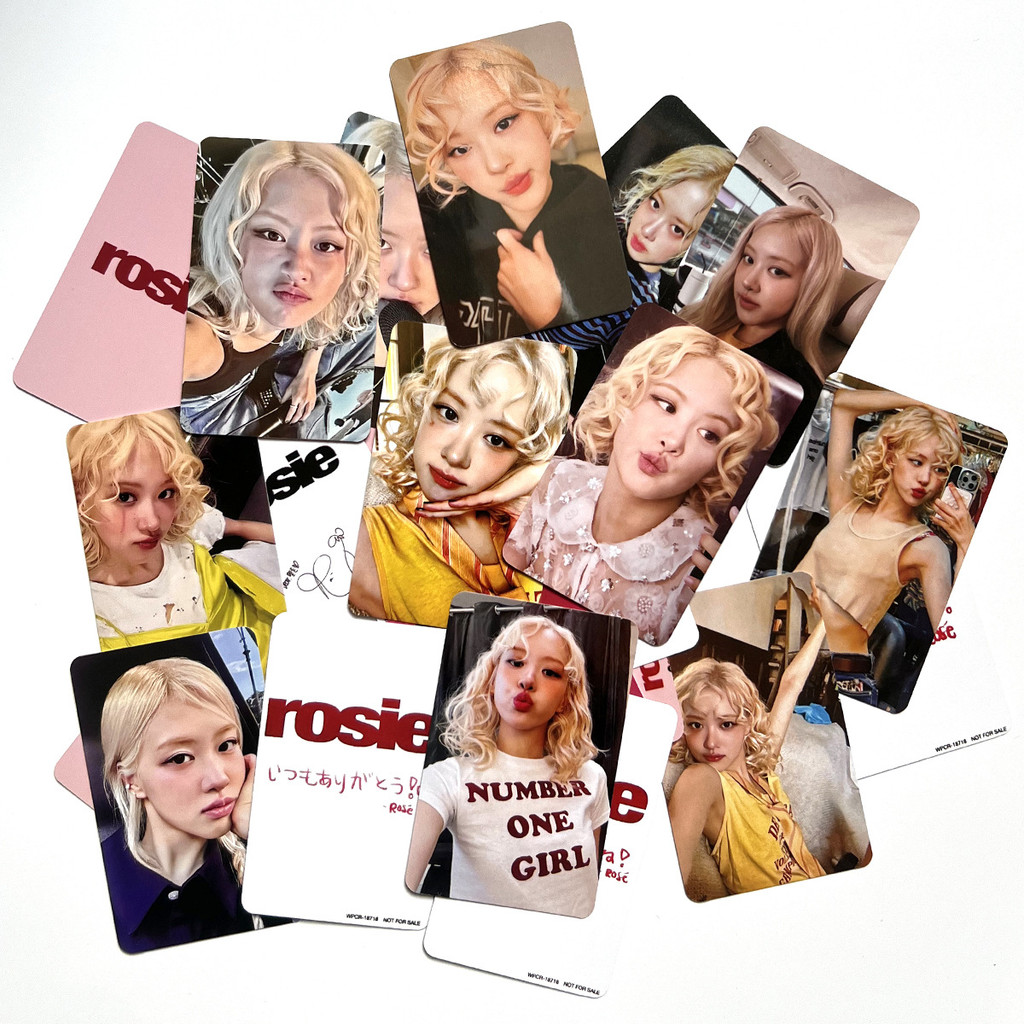 Kpop Idol ROSE Solo Album ROSIE Photocards | Shopee Philippines