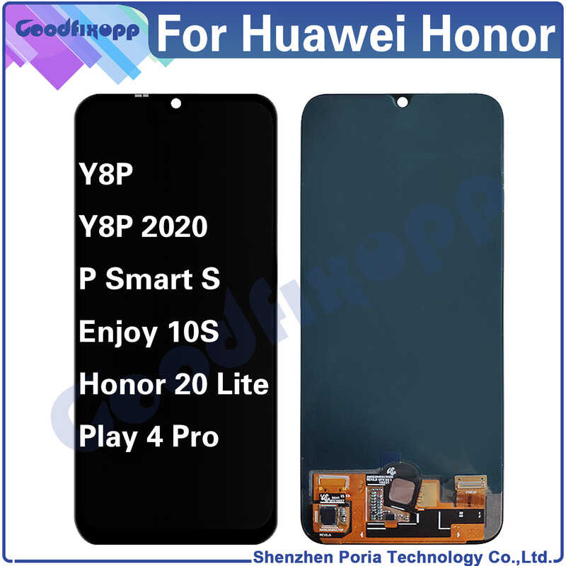 TFT For Huawei Y8p P Smart S Enjoy 10S Honor 20 Lite / 4 Pro Phone LCD ...