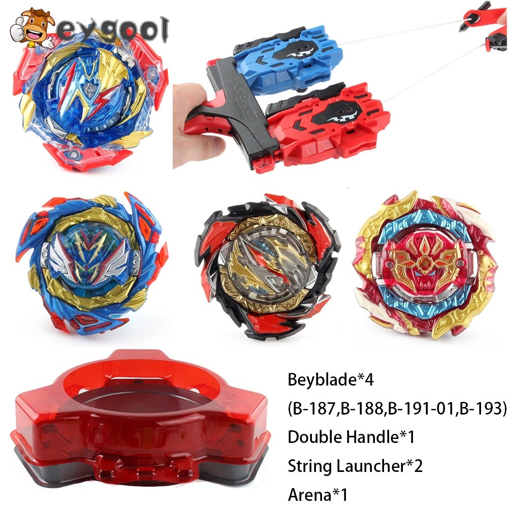 in stock Beyblade Burst Toy Set With Arena Handle BD 184 Launcher ...