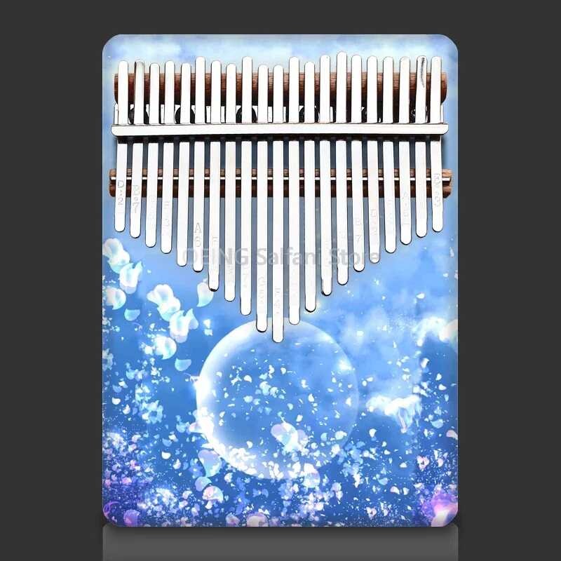21 Key Thumb Stylophone Keyboard Finger Kalimba Music Instrument ...