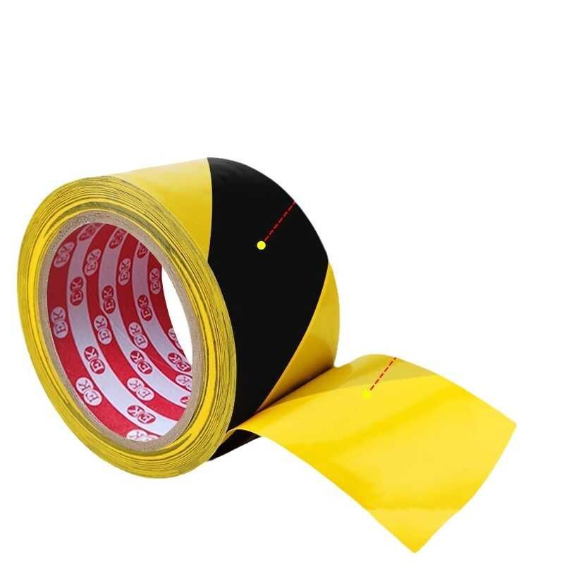 PVC Warning Tape, Area Marking Tape, Zebra Tape, Black And Yellow ...