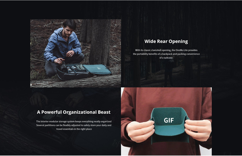 PGYTECH OneMo Lite Backpack Camera Shoulder Bag Micro SLR Stabilizer ...