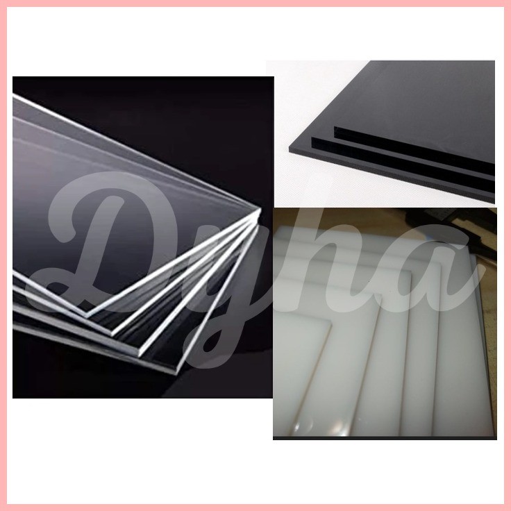 Precut Acrylic Sheets 12inches x12 inches 2-6mm DIFFUSER, BLACK OPAQUE ...