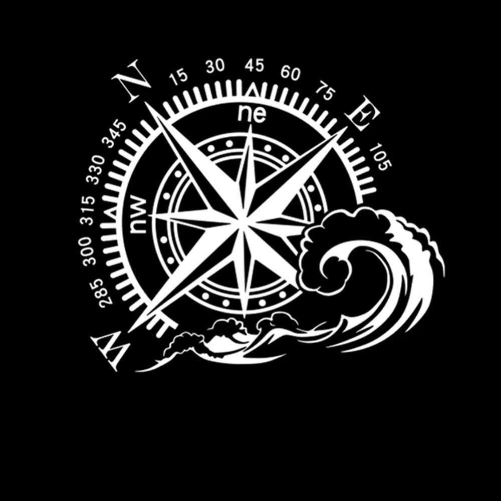 Ocean Compass Styling Car Stickers for S Camper RV Van Motorhome ...
