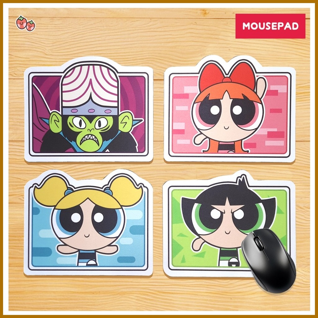 Powerpuff Girls Mousepad - Blossom Bubbles Buttercup Cartoon Network ...