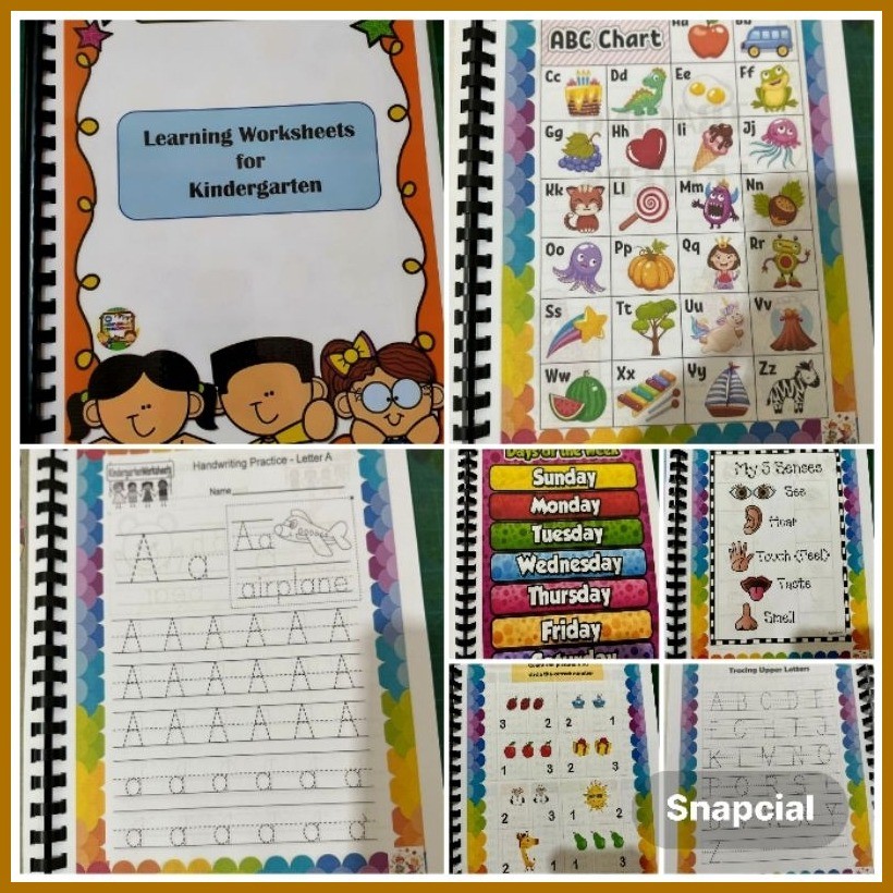 Kindergarten Learning Worksheets | Shopee Philippines