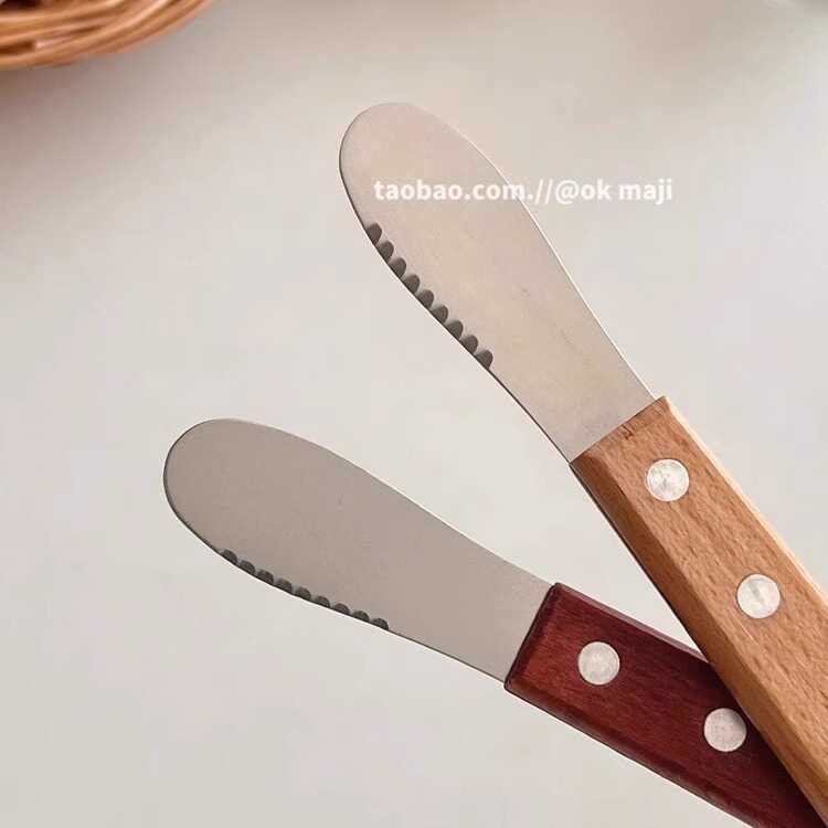 Mi OK Jam Knife, Stainless Steel Toast, Butter Spread Knife, Serrated ...