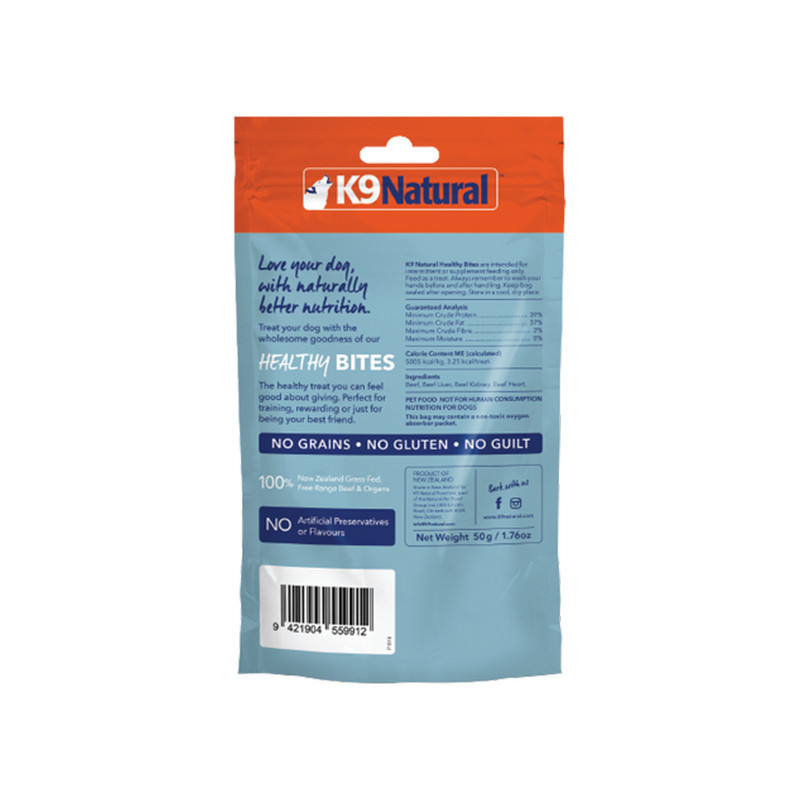 K9 Natural Grain-Free Freeze-Dried Dog Treats Lamb Chicken Beef Bites ...