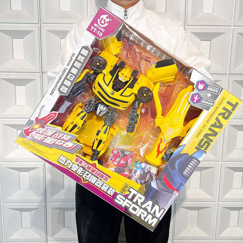 3B God 3 Wasp Of War Robot Transformers Optimus Prime Car Summoner Set ...