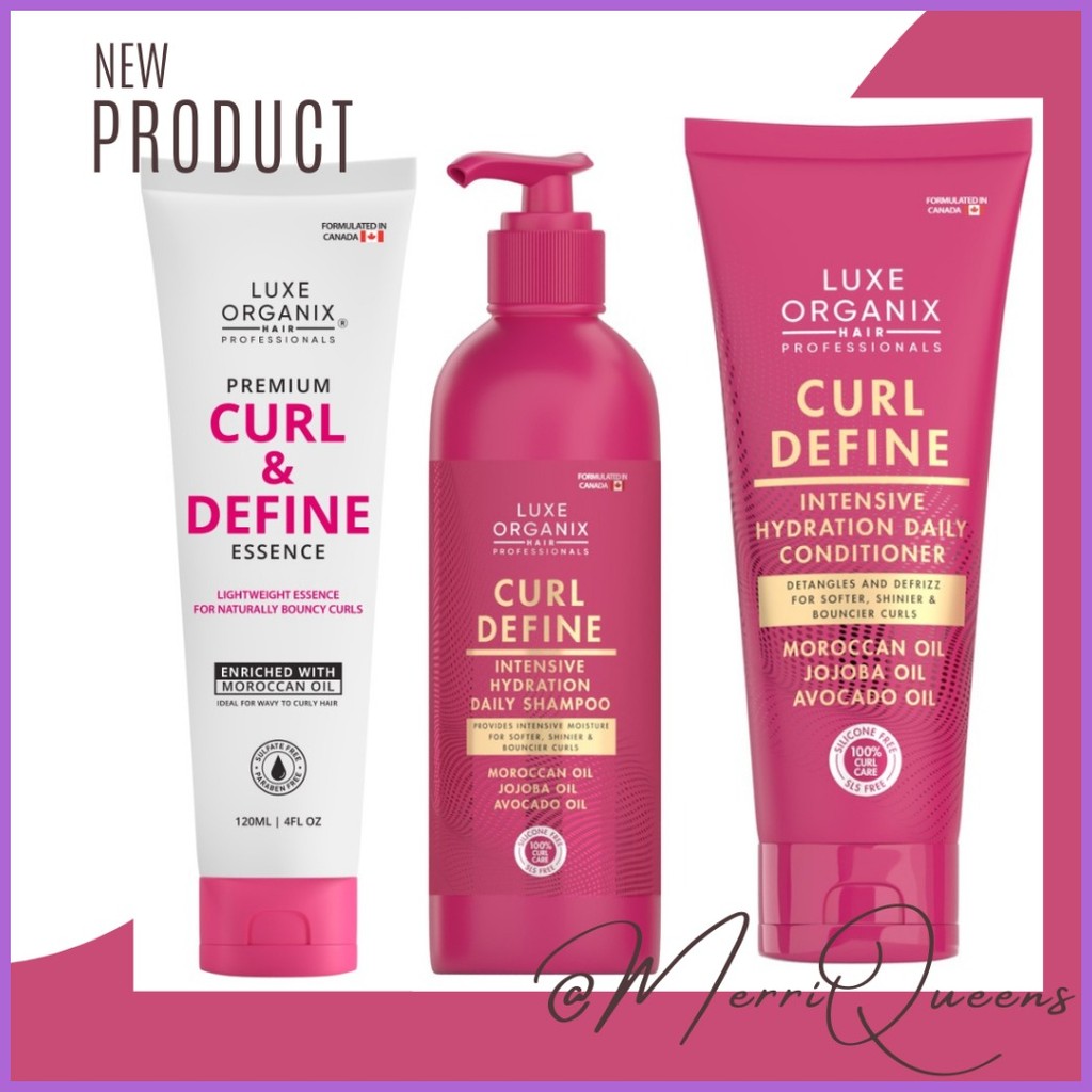 ♚ ๑ Luxe Organix Curl & Define Essence, Shampoo & Conditioner | Shopee ...