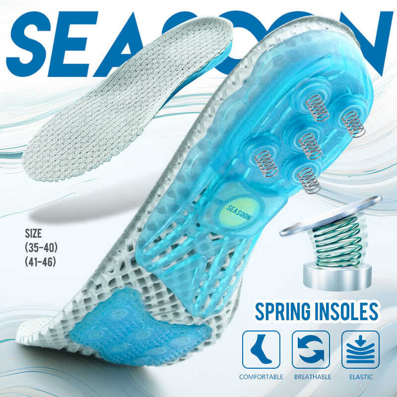 silicone Spring Gel shoes Insoles flat feet orthotic insoles arch ...