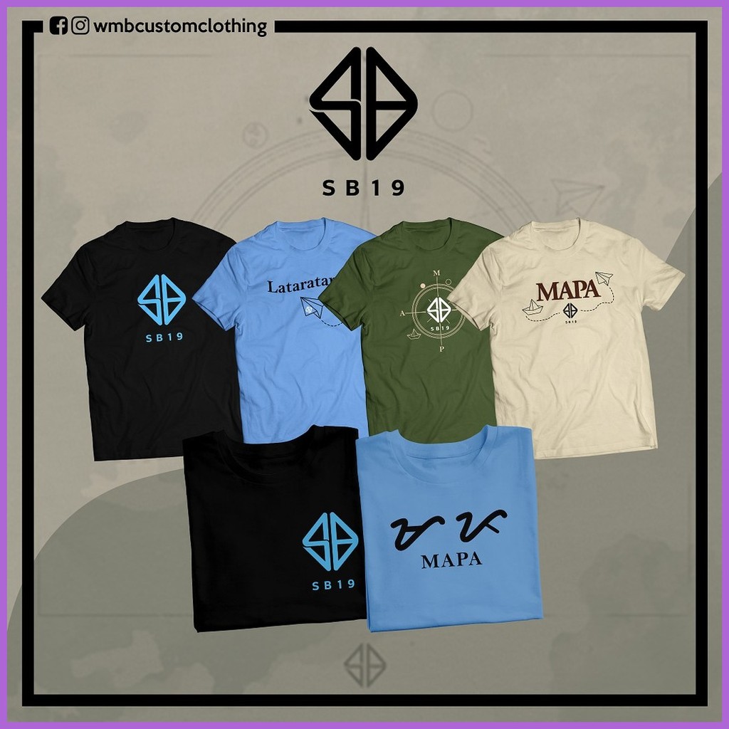 ☃ SB19 MAPA Shirt (SB19 MAPA 1) by WMB Clothing | Shopee Philippines