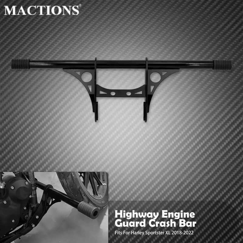 Motorcycle D Front Highway Engine Guard Crash Bar Steel Falg Protection ...