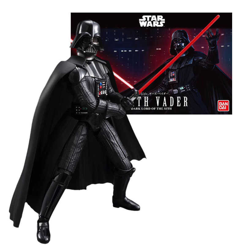 Genuine Bandai Star Wars Kit Anime Figures Darth Vader Dark Lord of The ...