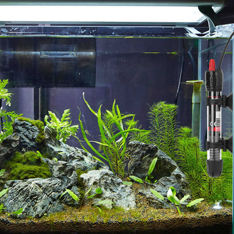 Aquarium Heater Fish Tank Heating Rod Submersible Thermostat External ...