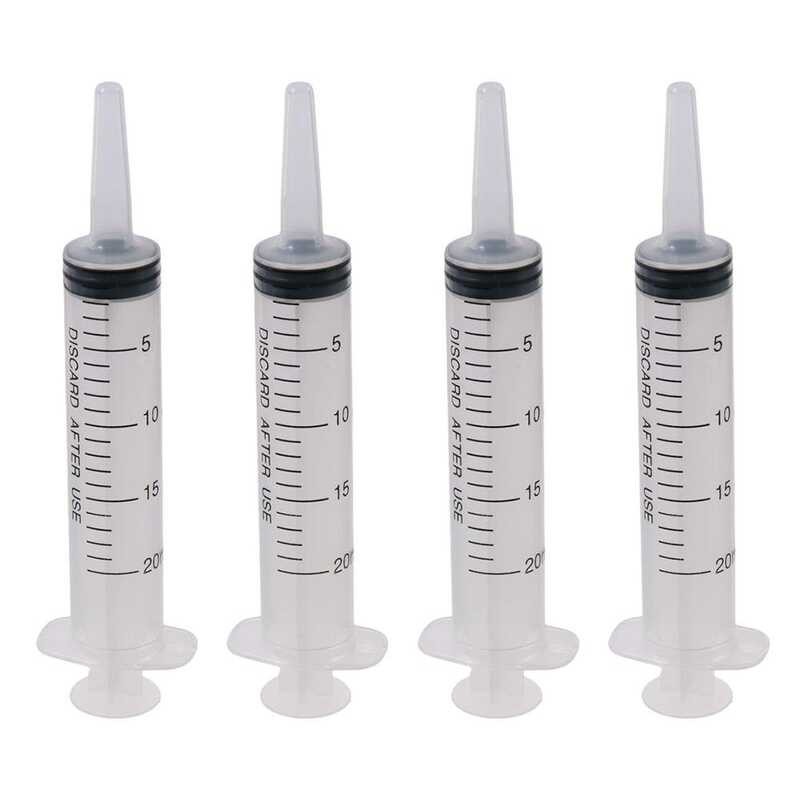 Pack Capacity 4 Pump, 20 60 Ml Large Plastic Measuring Syringe Tools ...