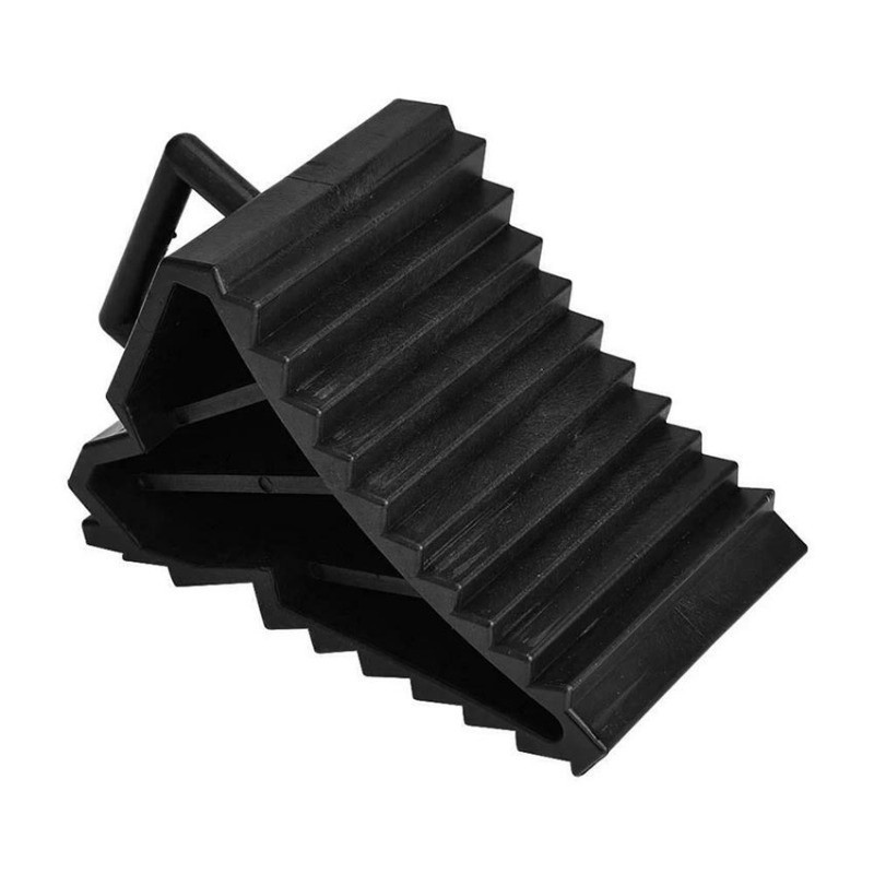 Universal Heavy Duty Car Wheel Chock 1 Set (2pcs) ABS Plastic Parking ...