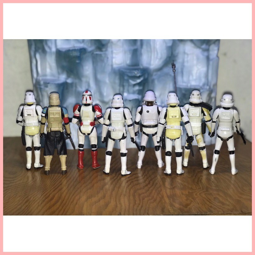 Star Wars 3.75 Batch 5 - Stormtrooper, Shock Trooper, Obi Wan, Qui Gon ...