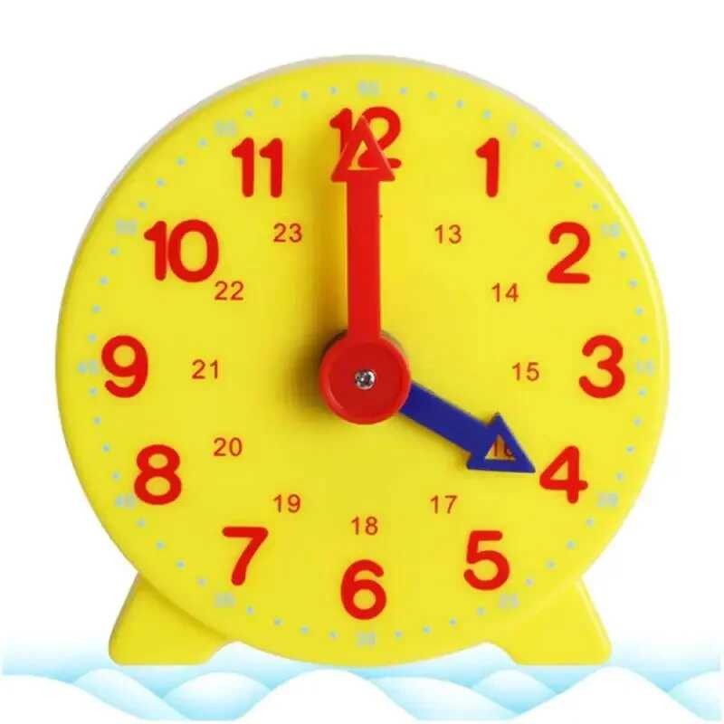 Montessori Time Teaching Student Math Skill Demonstration Clock Model ...
