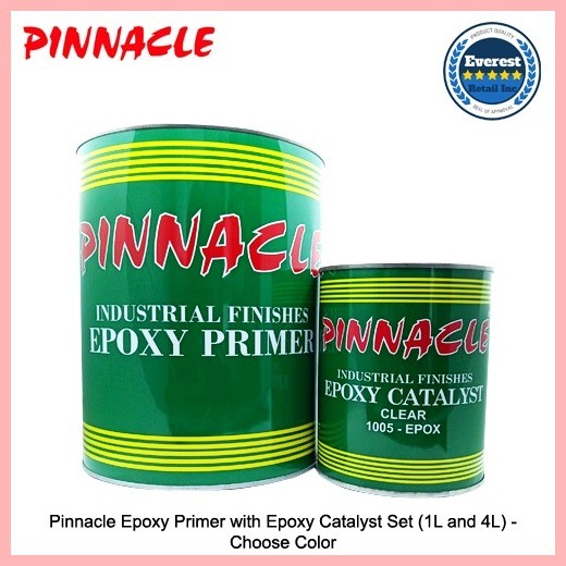 Pinnacle Epoxy Primer with Epoxy Catalyst Set 1L / 4L - Choose Color ...