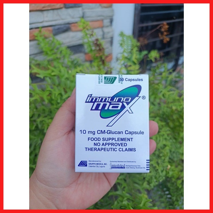 ⚽︎ ♊ Immunomax 10mg CM-Glucan Capsule Food Supplement | Shopee Philippines