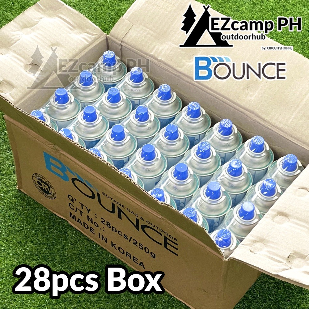 28pcs Box BOUNCE Butane Gas LG-250 Cassette Portable Stove Fuel Nozzle ...