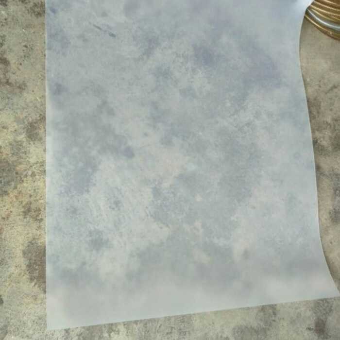 Matte semi transparent white sheet, 0.45 color film, PP hard plastic ...