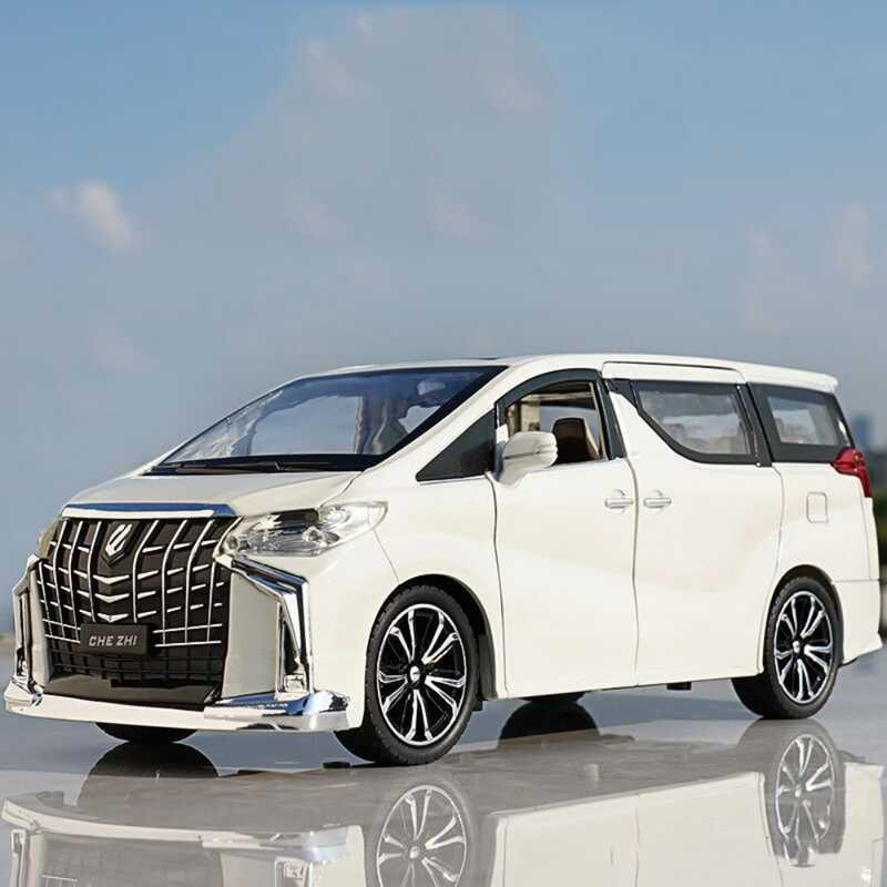 Alphard 1:24 Alloy Diecast Car Model High Simulation Metal Business ...